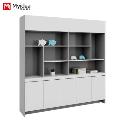 China White Glossy Office Filing Cabinet with Hanging Clothes Area 1800x400x800mm for sale