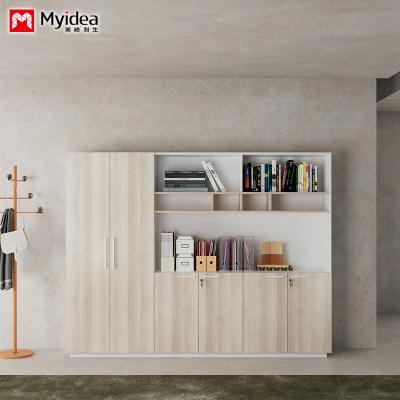 China Custom Wall Mounted Low Cabinet Bookcase Office Storage Wardrobe 1800mm x 800mm for sale