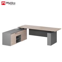China Silent Dual Motor Lifting Desk 120x60cm Stable Office Workstation with Storage Cabinet 450lb Capacity for sale