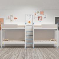 China Thickened Four Person Bunk Bed 4600x900x2100mm Steel Frame Student Dormitory Bed with Ladder for sale