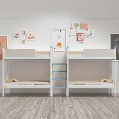 China Thickened Four Person Bunk Bed 4600x900x2100mm Steel Frame Student Dormitory Bed with Ladder for sale