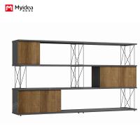 China Steel Pipe Combined Storage Cabinet Interlocking Partition Cabinet 1800x900x400mm Office Document Data Cabinet for sale