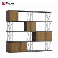 China Steel Pipe Combined Storage Cabinet Interlocking Partition Cabinet 1800x900x400mm Office Document Data Cabinet for sale