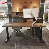 China L-Shaped Electric Height Adjustable Desk 1800mm with Storage Cabinet and Cable Management for sale