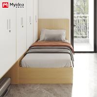 China Myidea Single Bed 2000x1200x960mm with Thickened Headboard for Hotel Apartment Homestay for sale