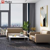 China Wood Contemporary Eco-Friendly Commercial Office Double-Drawer Panel Table with Melamine 1200x600mm for sale