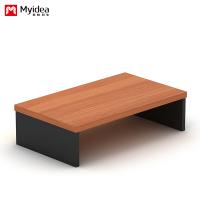 China Myidea Customizable Computer Monitor Stand with 450lb Load Capacity E0 Grade Particle Board for sale