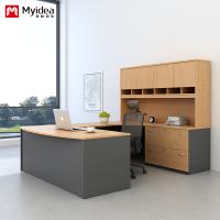 China Customizable Office Pantry Storage Cabinet 2300mm Modular Back Cabinet with 3 Drawers for sale