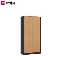 China Wooden Filing Cabinet 3 Drawer Lockable Office Storage High Cabinet 450lb Capacity for sale