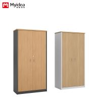 China Wooden Filing Cabinet 3 Drawer Lockable Office Storage High Cabinet 450lb Capacity for sale