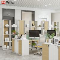China Multi functional partition cabinet, office universal triamine board storage and storage display partition cabinet for sale