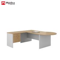 China L-Shaped Executive Desk, Melamine Board Material, Spacious Corner Workstation for Office for sale