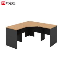 China L-Shape Standing Computer Desk 450lb Capacity E0 Grade Particle Board Corner Office Desk for sale