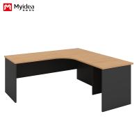 China L-Shape Standing Computer Desk 450lb Capacity E0 Grade Particle Board Corner Office Desk for sale