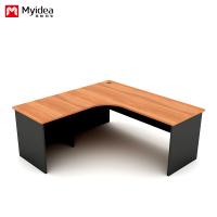 China L-Shape Standing Computer Desk 450lb Capacity E0 Grade Particle Board Corner Office Desk for sale