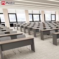 China Fixed Training Table Melamine Board Conference Room Desk 1800x900x750mm Office Meeting Use for sale
