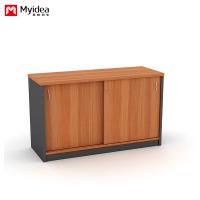 China Modern Office Sliding Door File Cabinet 450lb Capacity E0 Grade Particle Board for sale