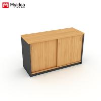 China Modern Office Sliding Door File Cabinet 450lb Capacity E0 Grade Particle Board for sale
