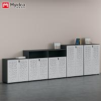 China Steel Wood Filing Cabinet 3 Drawer E0 Grade Particle Board 450lb Capacity Office Storage for sale
