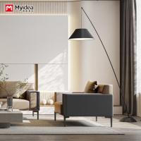 China Modern Italian Leather Office Sofa 3 Seater 1780x830x840mm with Coffee Table Set for sale
