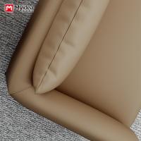 China Modern Office Leather Sofa Set with Coffee Table 770x830x840mm 3-Seater 1780x830x840mm for sale