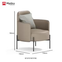China Modern Office Leather Sofa Couch High Density Foam 1780mm Heavy Duty Reception Seating for sale
