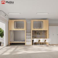 China Three Person Apartment Capsule Bunk Bed with Shared Stairs 4600x900x2400mm ISO9001 Certified for sale
