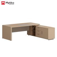 China Light Colored Supervisor Desk, Single Person Writing Desk with Main Desk, Computer Desk for sale