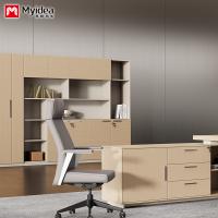 China Light Colored Supervisor Desk, Single Person Writing Desk with Main Desk, Computer Desk for sale