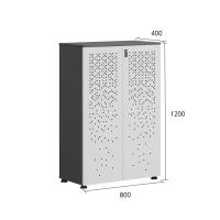 China Steel Wood Combination Filing Cabinet Cabinet Door Made of Cold-rolled Steel Electrostatic Powder Coating for sale