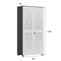 China Steel Wood Combination Filing Cabinet Cabinet Door Made of Cold-rolled Steel Electrostatic Powder Coating for sale