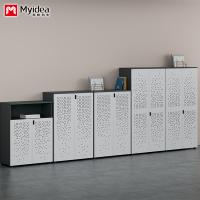 China Steel Wood Combination Filing Cabinet Cabinet Door Made of Cold-rolled Steel Electrostatic Powder Coating for sale