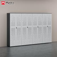 China Steel Wood Combination Filing Cabinet Cabinet Door Made of Cold-rolled Steel Electrostatic Powder Coating for sale