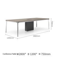 China Conference Table with Adjustable Wiring, Die-casting Aluminum Alloy Steel Feet, Versatile Conference Room for sale