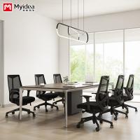 China Conference Table with Adjustable Wiring, Die-casting Aluminum Alloy Steel Feet, Versatile Conference Room for sale