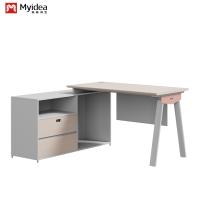 China Light Colored Supervisor Desk, Single Person Writing Desk with Main Desk, Computer Desk for sale