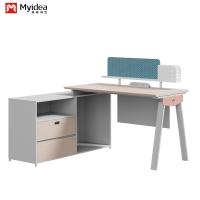 China Light Colored Supervisor Desk, Single Person Writing Desk with Main Desk, Computer Desk for sale