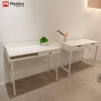 China Support customization Customizable Double-drawer Desk in Apartment Dormitory Melamine Board Material for sale