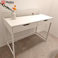 China Support customization Customizable Double-drawer Desk in Apartment Dormitory Melamine Board Material for sale
