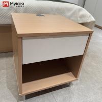 China Modern Luxury Nightstand Bedside Cabinet Simple Bedside Tables with Steel Frames in Various Styles for sale