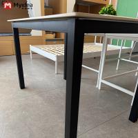 China Stylish space-saving apartment furniture dining table The Dining Table of the Bright Light Snow Mountain Stone Slab Apartment Dormitory for sale