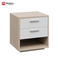 China Nightstand with Built-in Charging Ports – Durable Melamine-Faced Finish for Modern Bedside Convenience. for sale