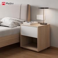 China Nightstand with Built-in Charging Ports – Durable Melamine-Faced Finish for Modern Bedside Convenience. for sale