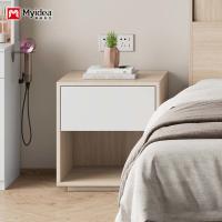 China Nightstand with Built-in Charging Ports – Durable Melamine-Faced Finish for Modern Bedside Convenience. for sale