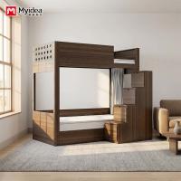 China Sturdy Bunk Bed with Integrated Storage Stairs – Ideal Dual-Bunk for College Dorms and Apartment Living. for sale