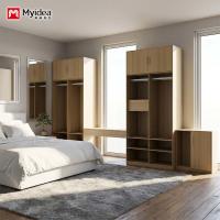 China Wardrobe & Desk Combo Unit – Space-Saving 2-in-1 Design with Eco-Friendly Board, Perfect for Apartments and Hotels for sale