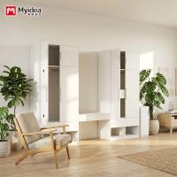 China Wardrobe & Desk Combo Unit – Space-Saving 2-in-1 Design with Eco-Friendly Board, Perfect for Apartments and Hotels for sale