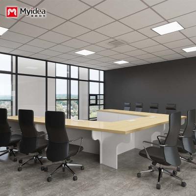 China Commercial-Grade U-Form Conference Table Set – Made from Green Certified Board, Customizable Layout for Large Meeting Spaces. for sale
