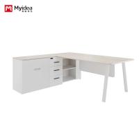 China Myidea Space-Saving Executive Workstation – Manager Desk with Fold-Out Sleeping Cot and Storage Drawers, Ideal for Private Offices. for sale