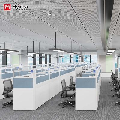 China Single-Person Workstation with Glass-Paneled Screen – Sturdy Construction, Enhanced Privacy, and a Bright, Open Feel for Employee Comfort. for sale